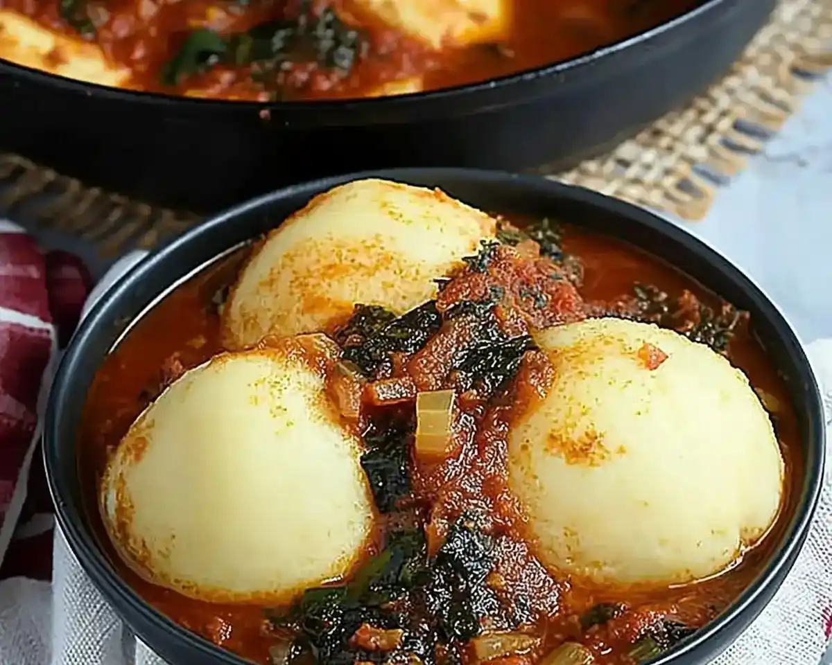2 Ingredients Easy Fufu Recipe - Eden Plate