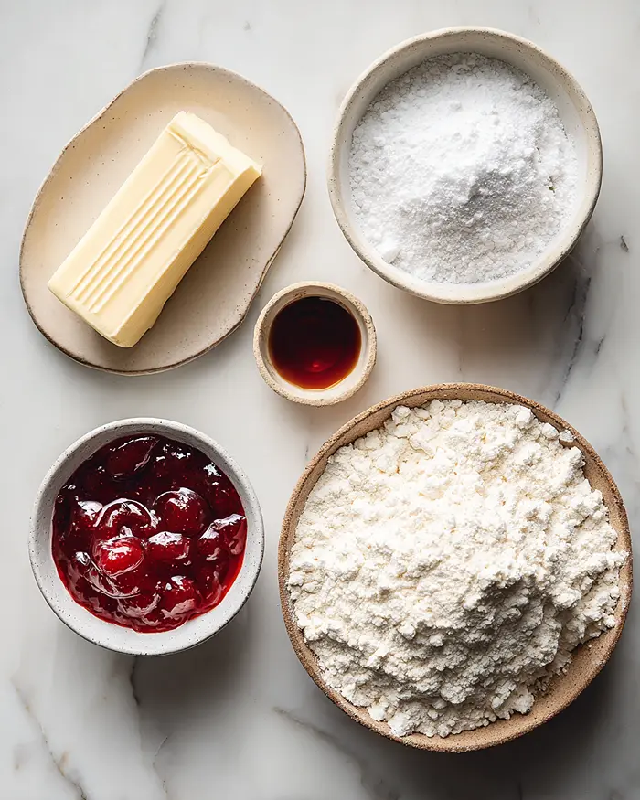 Easy Linzer Cookies Italian Strawberry Jam - Eden Plate