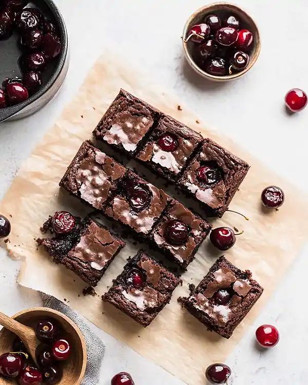 Roasted Cherry Brownies Recipe : Rich, Fudgy & Totally Swoon-Worthy ...